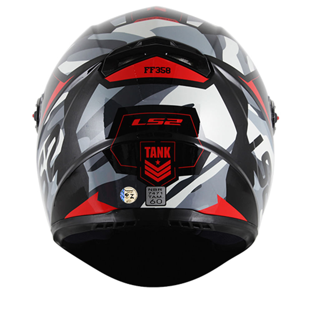CAPACETE LS2 FF358 TANK CAMO - Nacar
