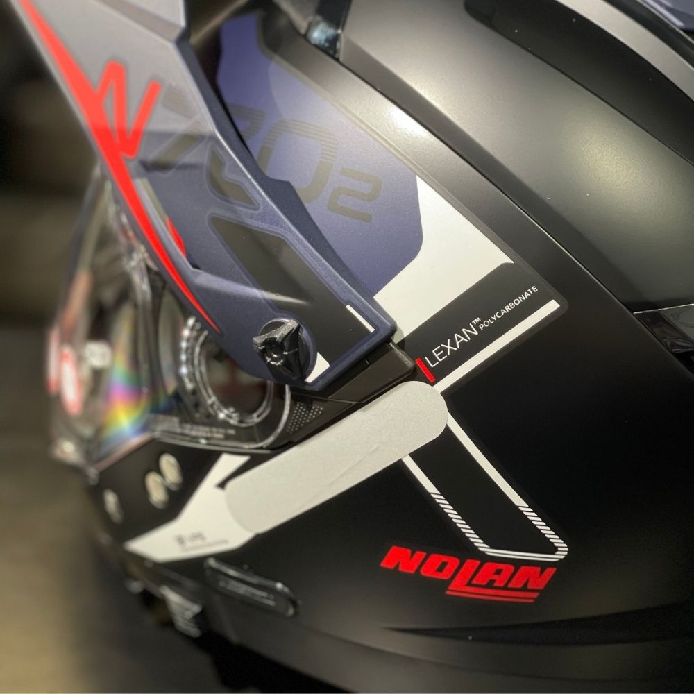 Capacete Nolan N70-2x Bungee Azul/Preto Fosco (38) - Nacar