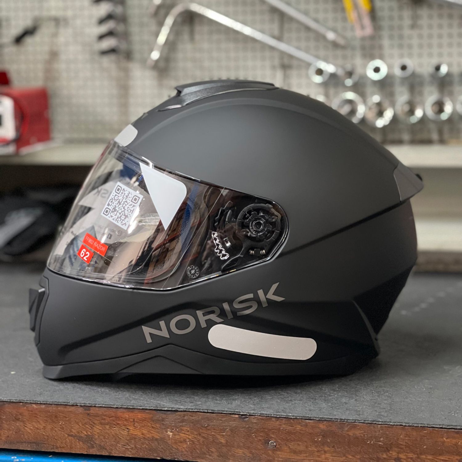 Capacete Norisk Razor Monocolor Preto Fosco - Nacar