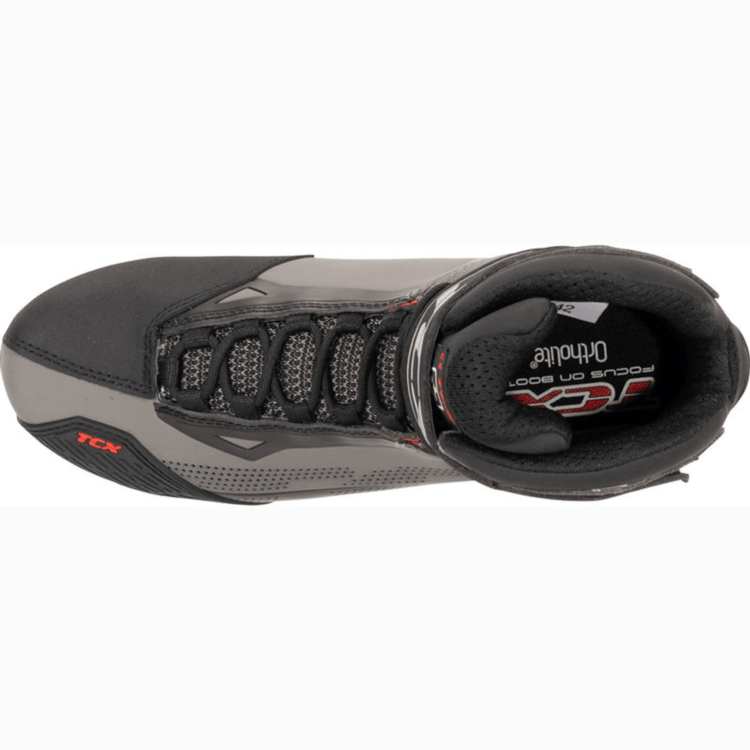 Bota TCX Rush Air Cinza Vermelho - Nacar