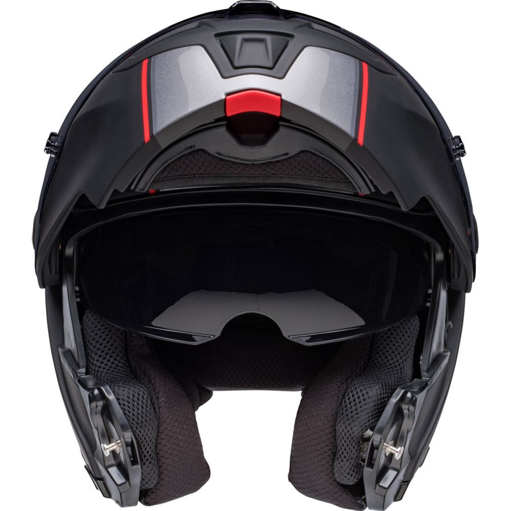 Capacete Bell SRT Modular Hart Luck Jamo Black Red - Nacar