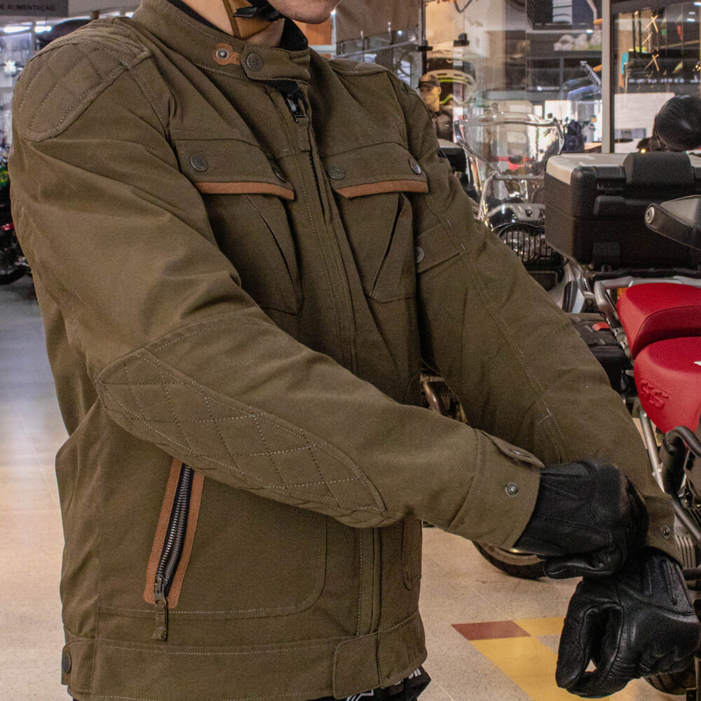 Jaqueta Moto LS2 Bullet Marrom - WebRacing