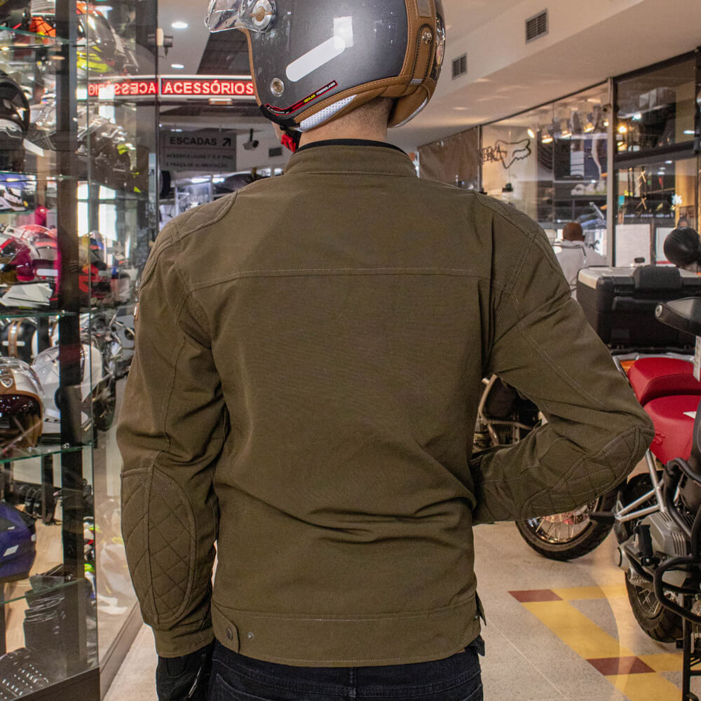 Jaqueta Moto LS2 Bullet Marrom - WebRacing