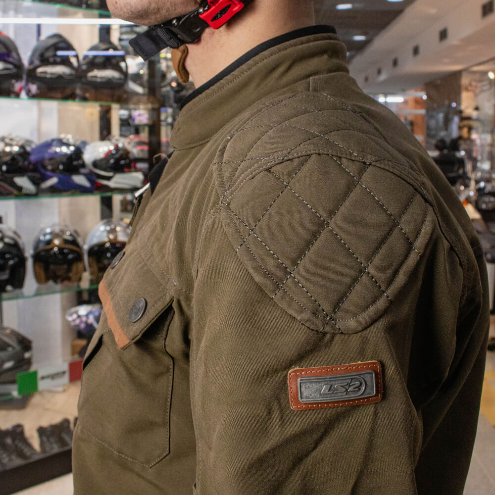 Jaqueta Moto LS2 Bullet Marrom - WebRacing