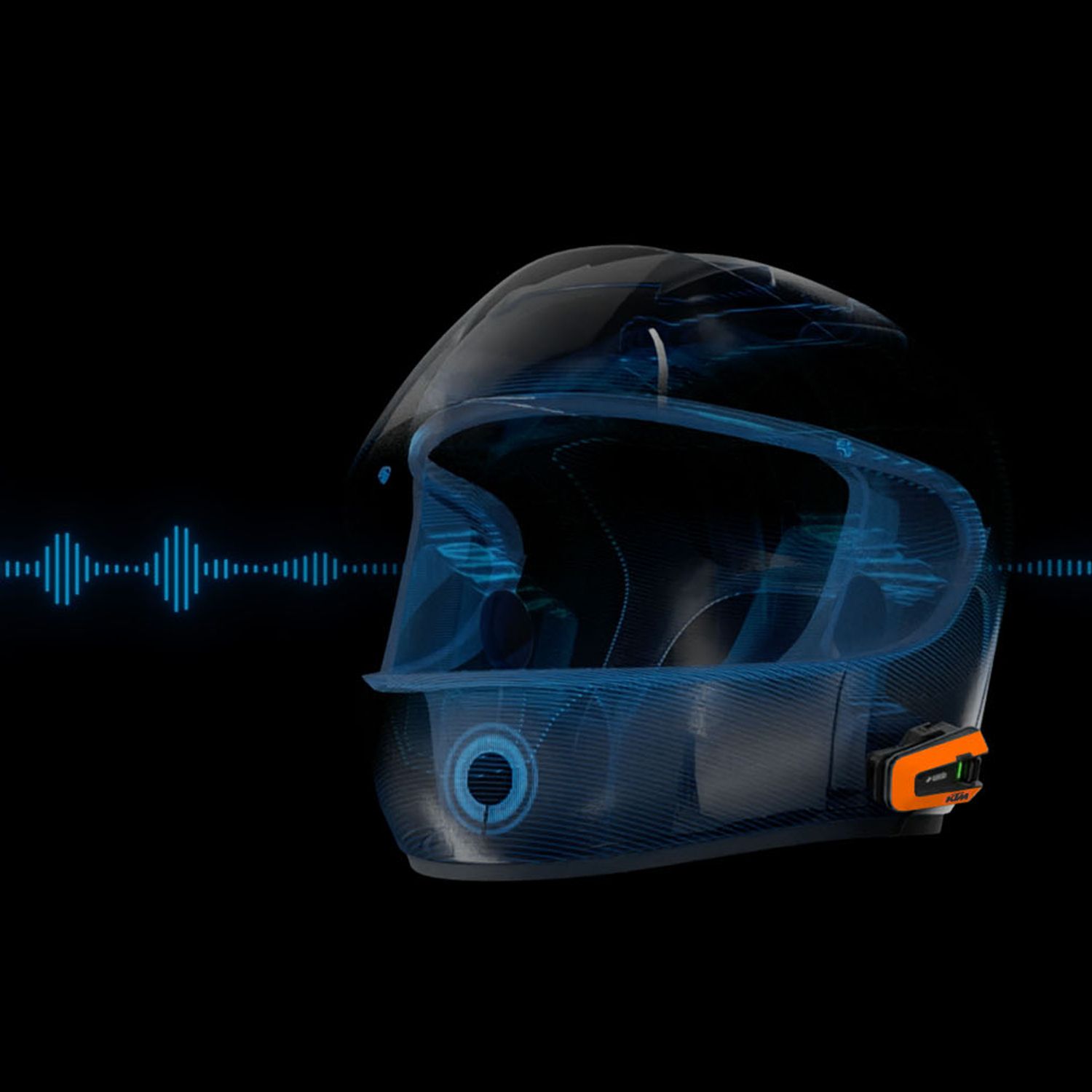 Intercomunicador Cardo Packtalk Edge Single KTM - Nacar