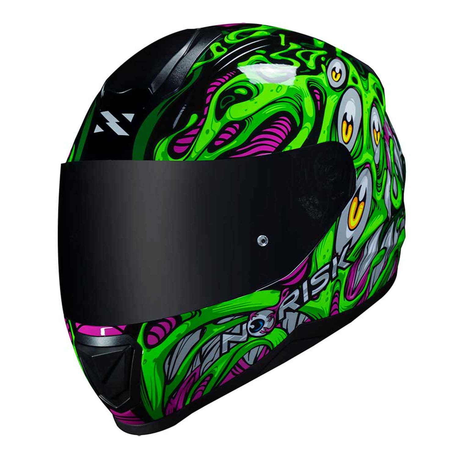 Capacete Norisk Razor Parasite Verde - WebRacing