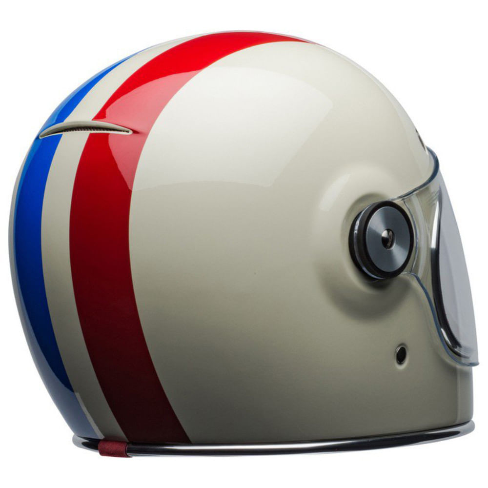 Capacete Bell Bullitt Command Vintage White Oxblood - Nacar