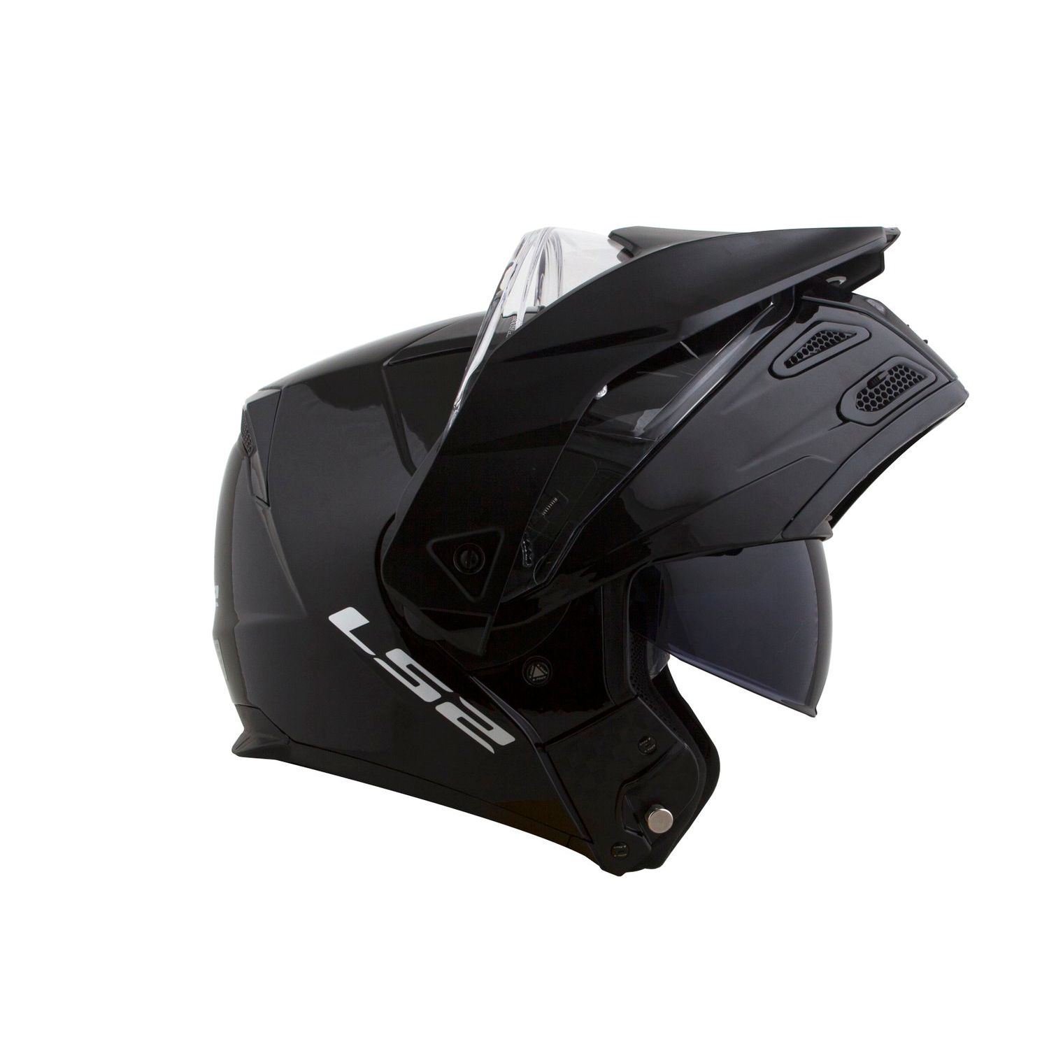 CAPACETE LS2 FF324 METRO EVO BLACK ESCAMOTEÁVEL - WebRacing