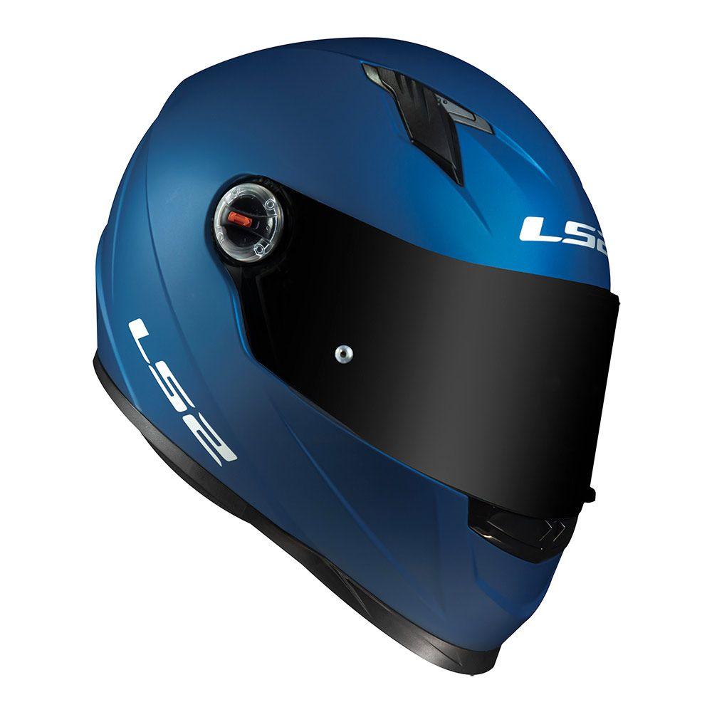 Capacete LS2 FF358 Monocolor Azul Fosco - Nacar