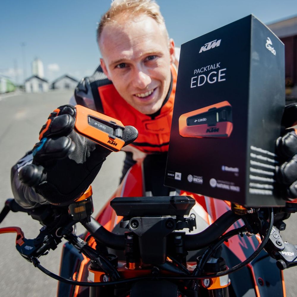 Intercomunicador Cardo Packtalk Edge Single KTM - WebRacing