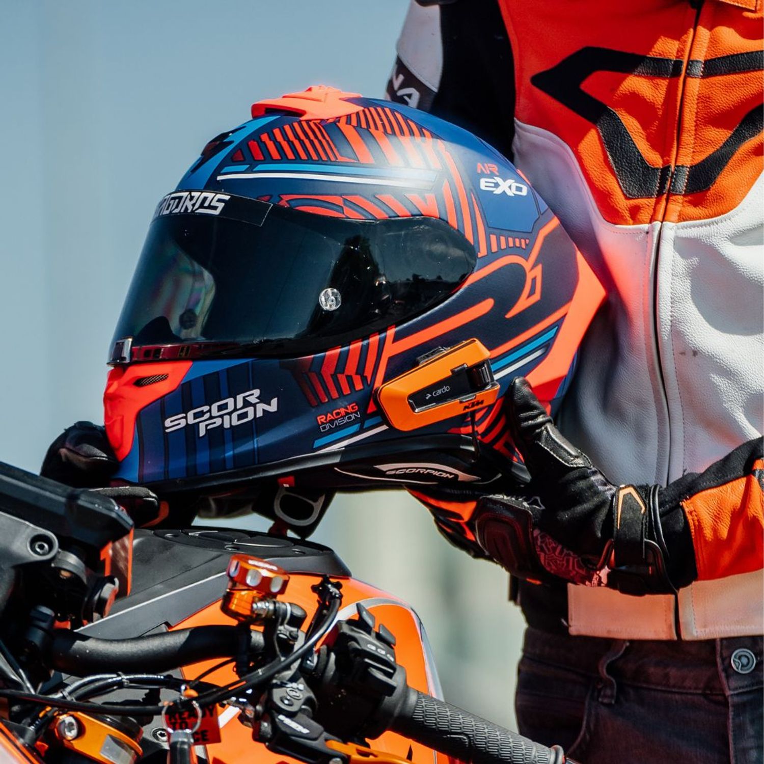 Intercomunicador Cardo Packtalk Edge Single KTM - Nacar