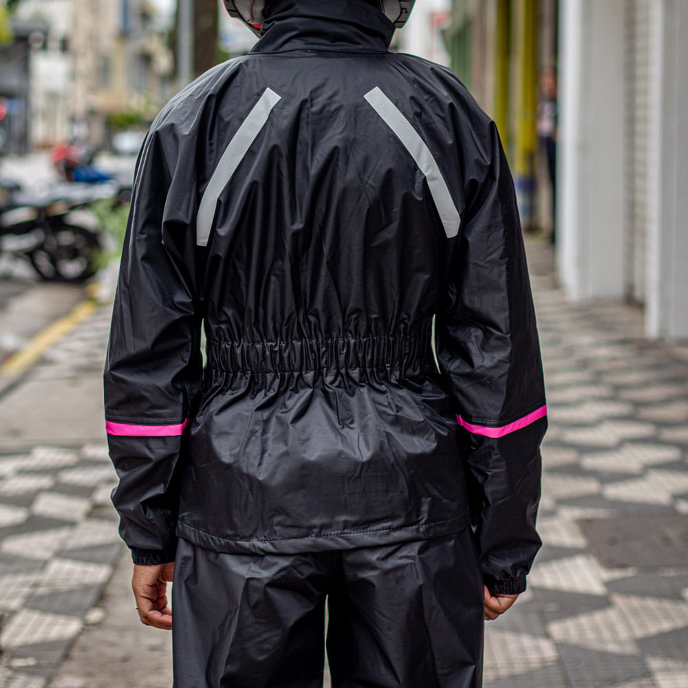 Capa De Chuva Force Preto Feminino - Nacar