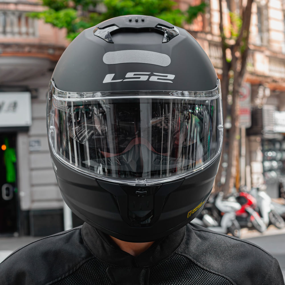 Capacete LS2 Stream II FF808 Mono Preto Fosco - Nacar