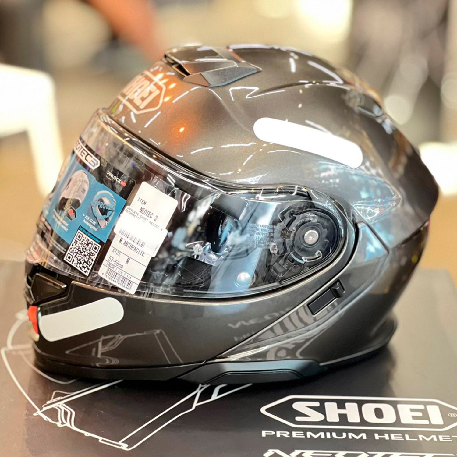 Capacete Shoei Neotec 3 Anthracite - Nacar